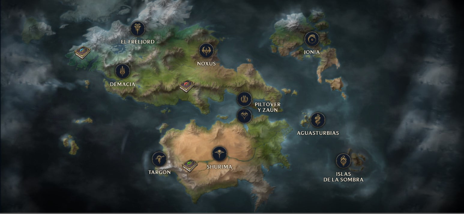 Mapa Runaterra | Mapa