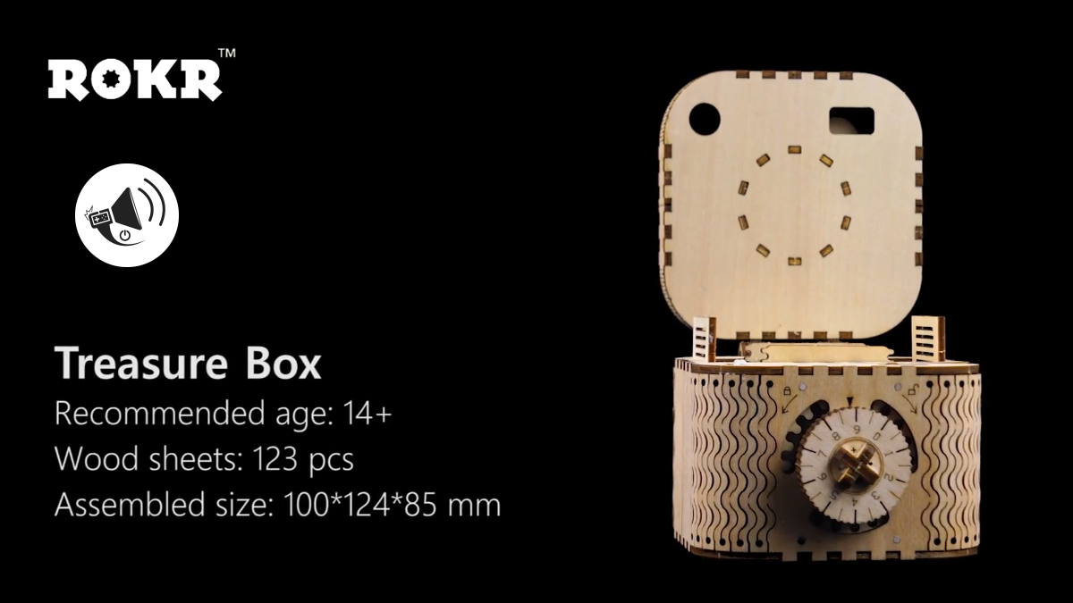 Review | Treasure Box ROKR - Puzzle 3D - Alerta Geek