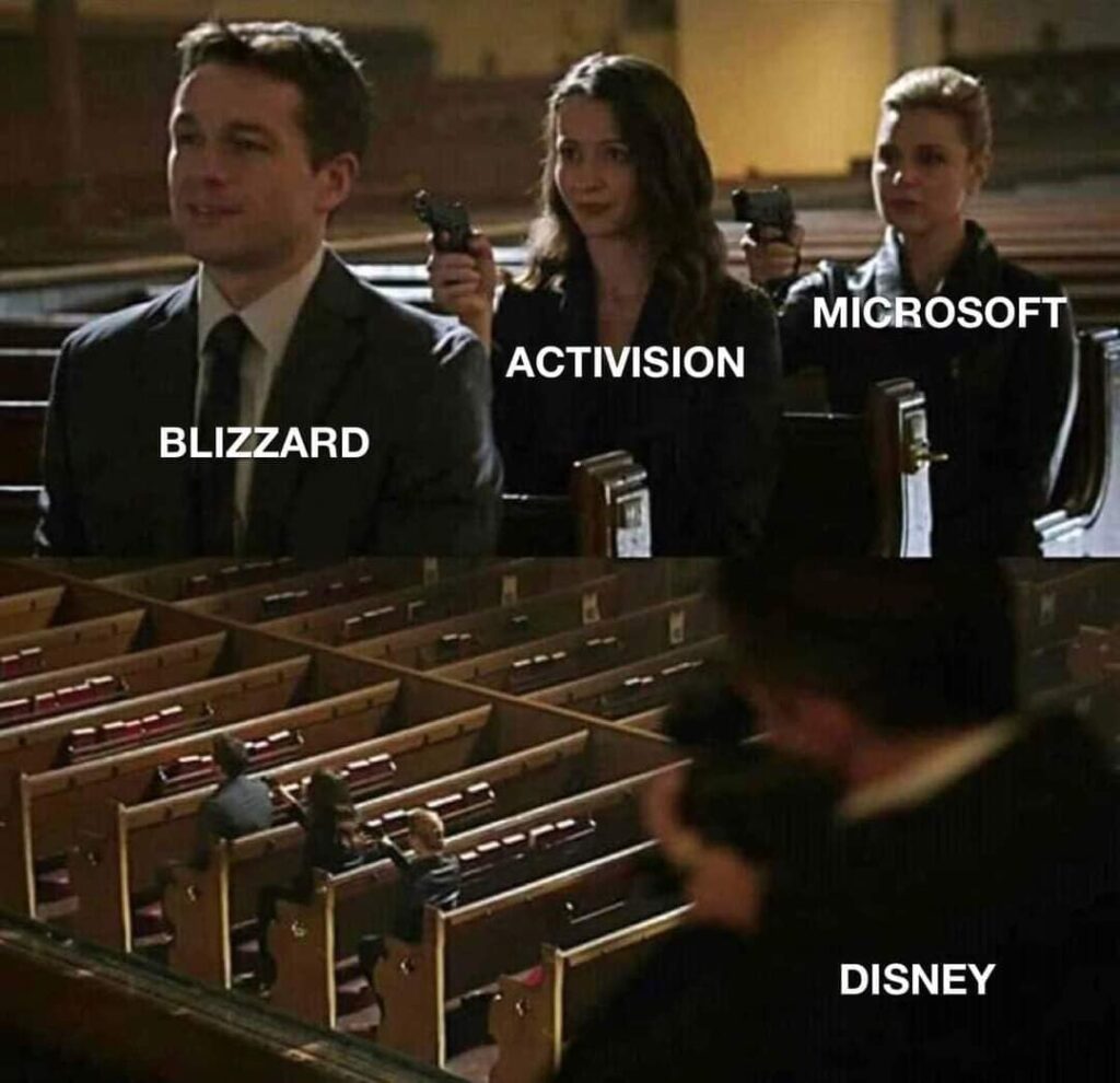 Los mejores memes de la compra de Activision Blizzard por Microsoft ...