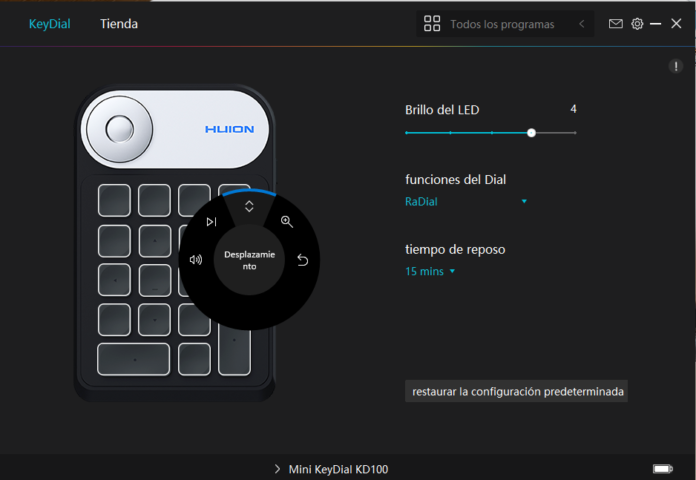 Review | Mini Keydial KD100 de Huion, accesos directos para tu día a ...