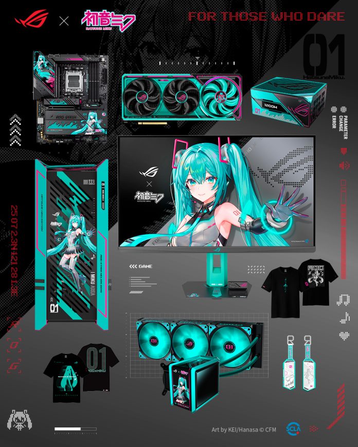 ROG x Hatsune Miku: ASUS revela los 9 productos de la colaboración ...